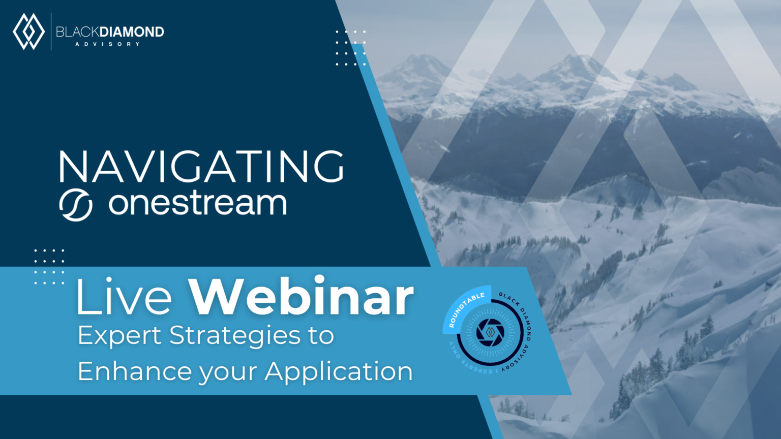 Expert Roundtable Webinar - Black Diamond Advisory